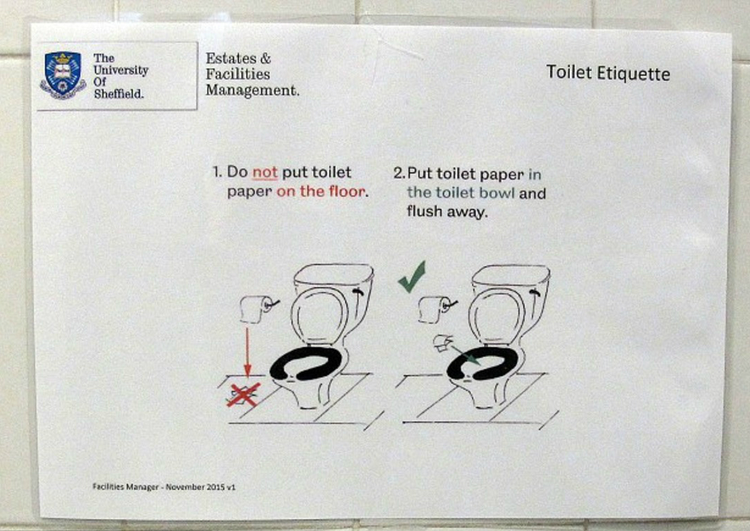 Universidad hizo tutoriales que explican cómo usar el baño - Revista ... Universidad hizo tutoriales que explican cómo usar el baño - Revista ...